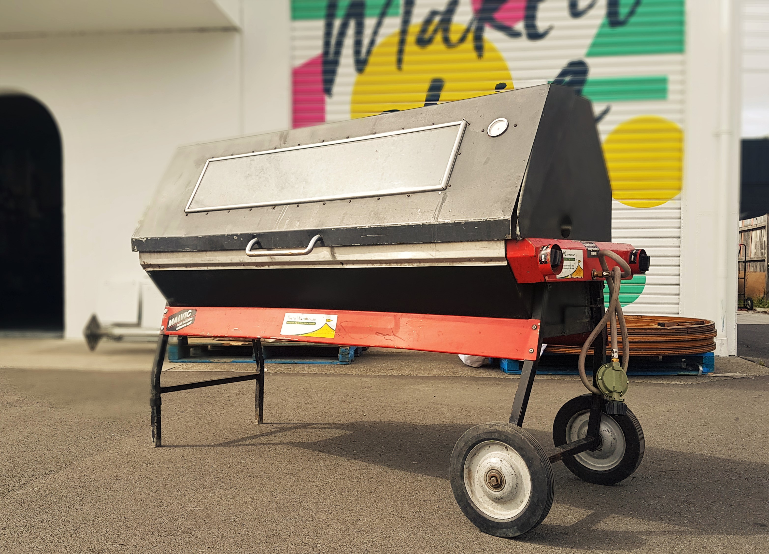 BBQ Hire | Spit Roast Machine Hire | Multykai Cooker | Christchurch