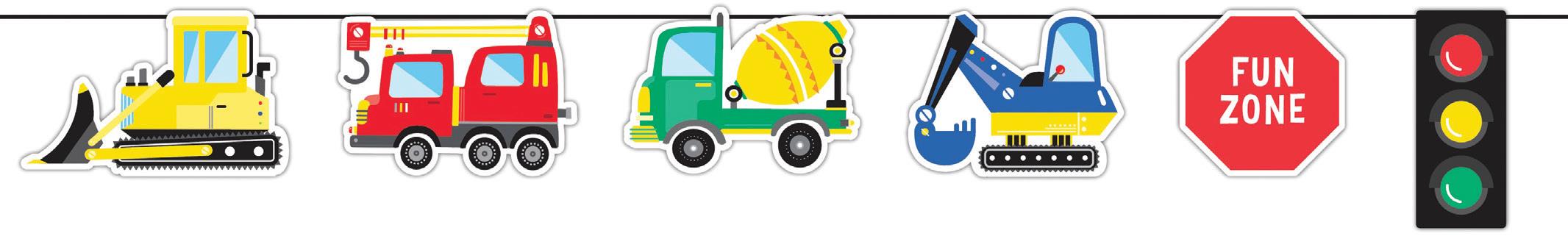 Construction Party Bunting | Online Party Supplies | Partyshop.co.nz