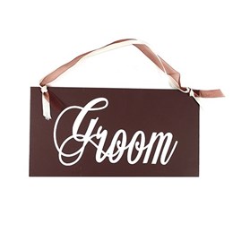 Groom - Wooden Sign | Party supplies Online | Partyshop.co.nz