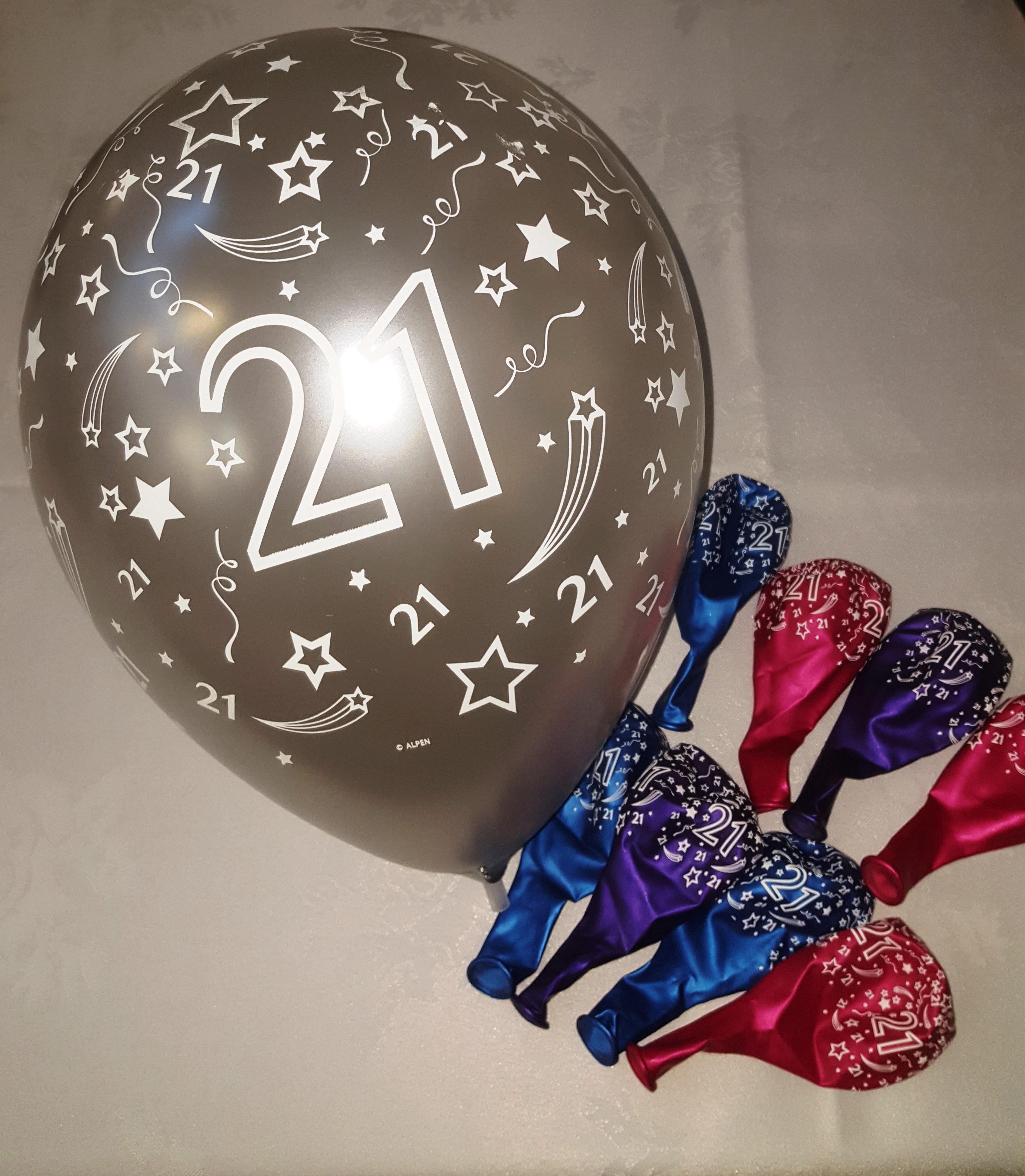 Printed Balloons 21st Printed Balloons | Partyshop.co.nz