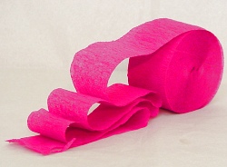 Hot Pink Crepe Paper Streamer | Partyshop.co.nz