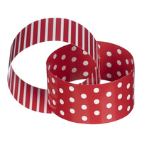 Red & White Paper Chain 3mtrs | Partyshop.co.nz