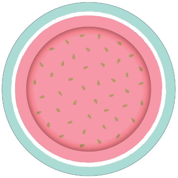 Watermelon Paper Plates 8pk | Party Supplies Online | Partyshop.nz